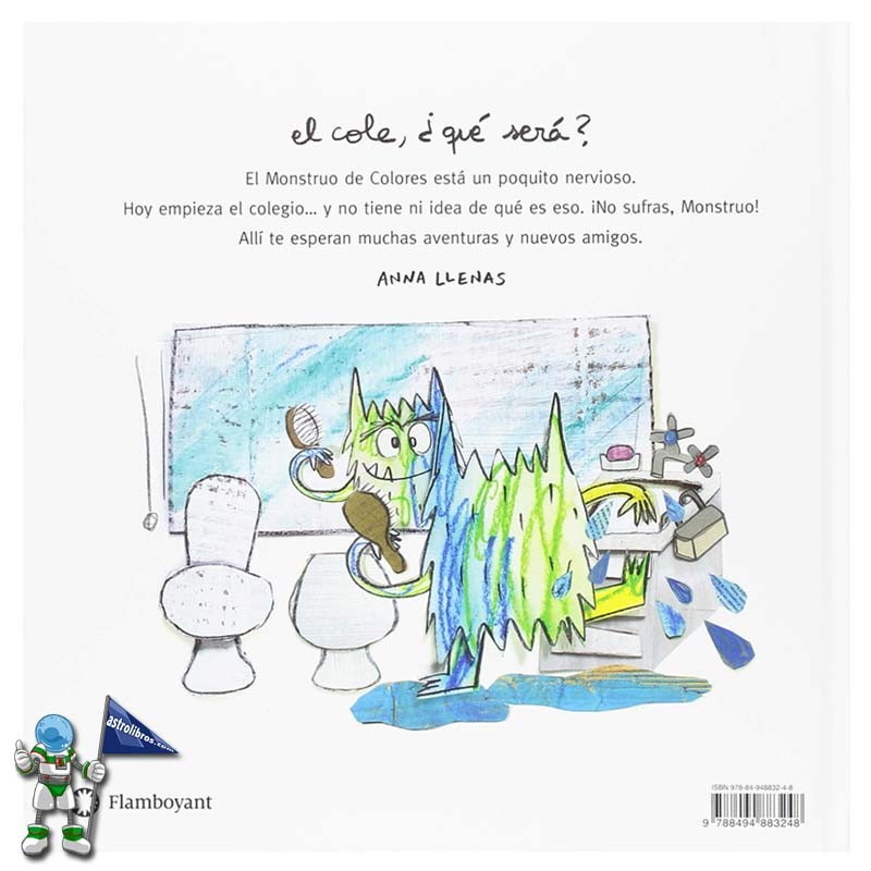 Comprar el libro EL MONSTRUO DE COLORES VA AL COLE | de ANNA LLENAS