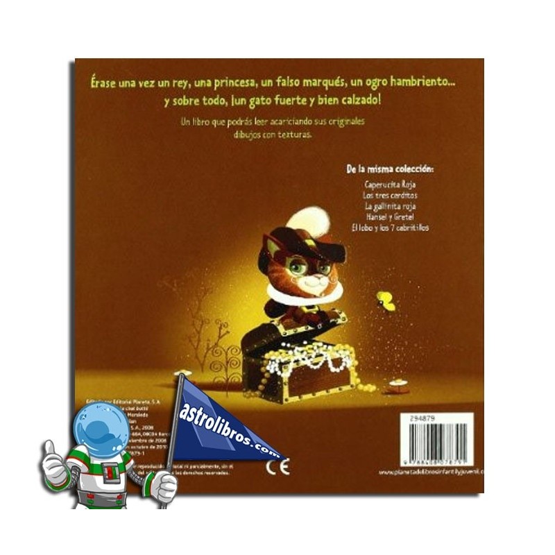 Comprar el libro EL GATO CON BOTAS | CUENTO CON TEXTURAS | de DANKE...