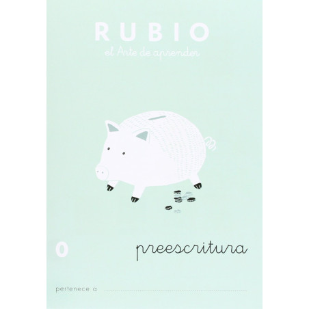 Comprar el libro RUBIO PREESCRITURA 0, PREESCRITURA CON PUNTOS, DIB...