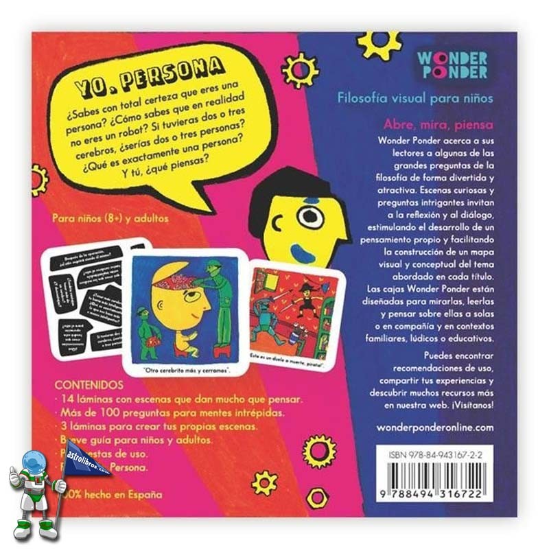 Comprar YO, PERSONA , FILOSOFÍA VISUAL PARA NIÑOS | de ELLEN DUTHIE
